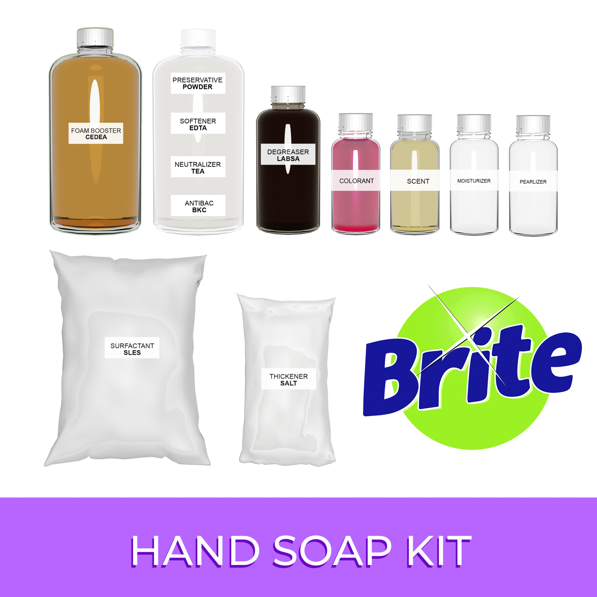 Liquid Hand Soap Kit – DIY - BritePH Inc.